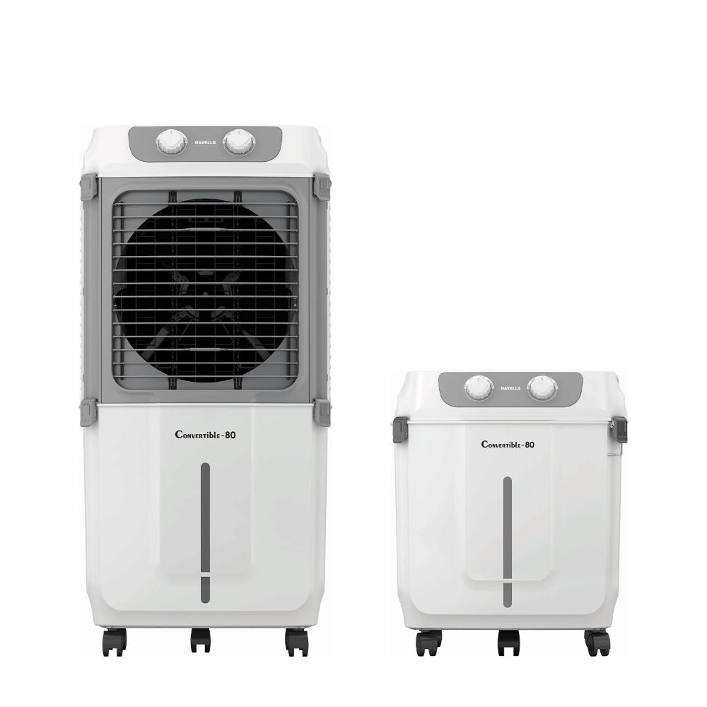 Havells Convertible 80 Desert cooler, 80 L, White & Grey