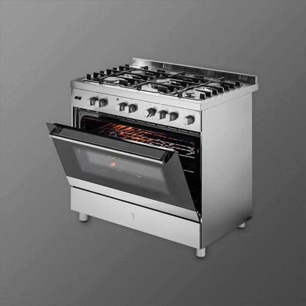 Buy KAFF 90 cm Stainless Steel Finish Cooking Range with Electric Oven ...