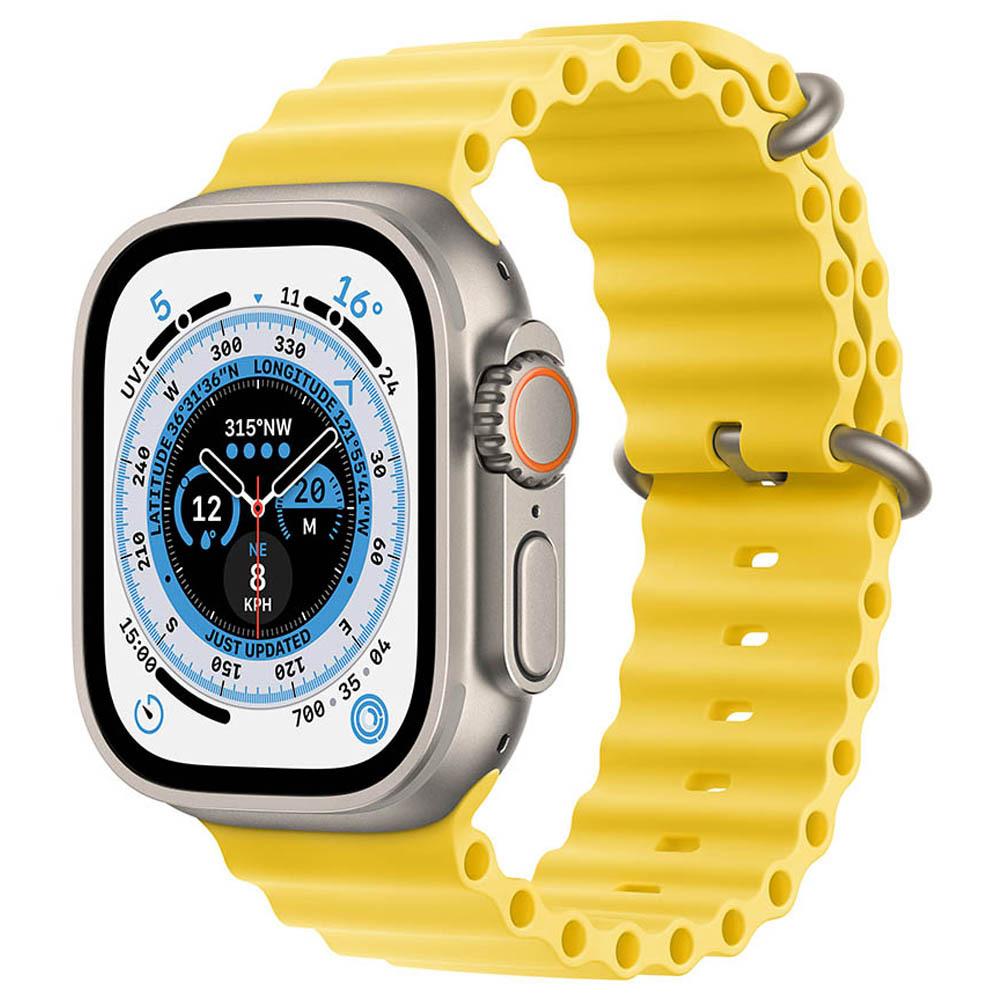 Buy Apple Watch Ultra GPS + Cellular, 49mm Titanium Case with Yellow ...
