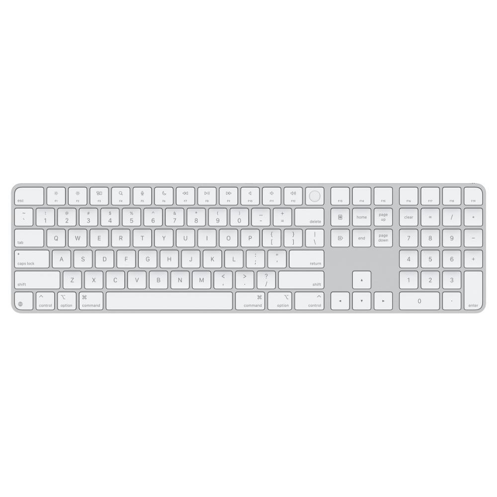 Buy Apple Magic Keyboard with Touch ID and Number Keypad, White - Apple ...