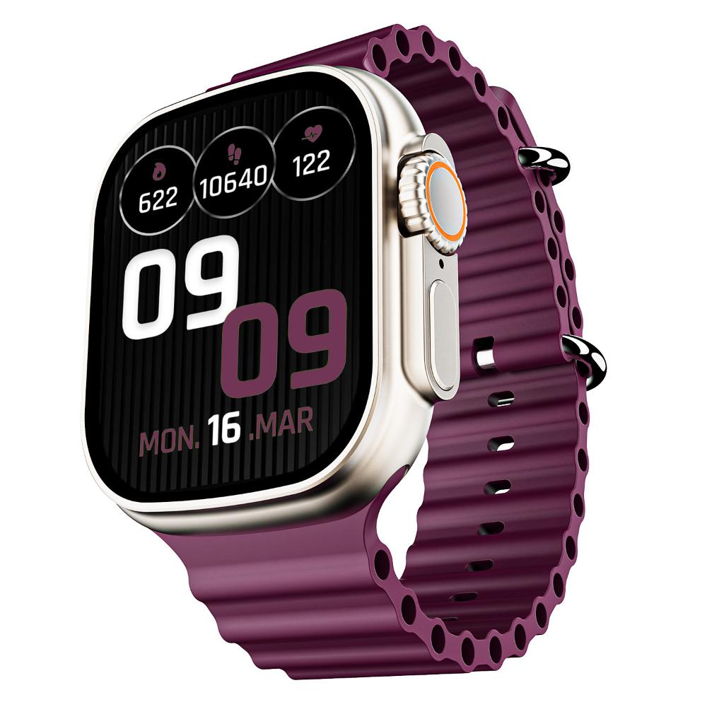 Buy boAt Wave Genesis Smartwatch, 4.97 cm (1.96 inch) Display ...