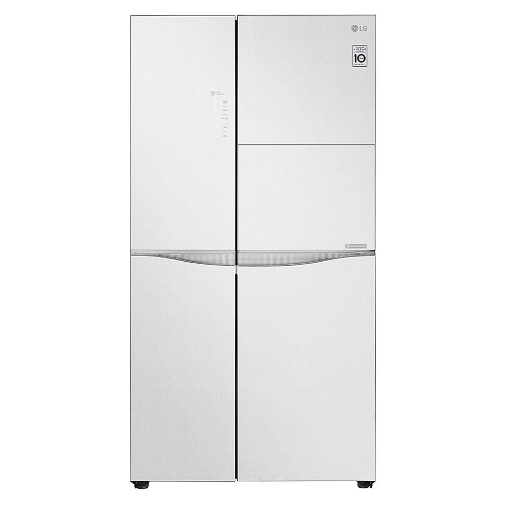 Buy LG 675 litres Side-by-Side Refrigerator, Linen White GC-C247UGLW at ...
