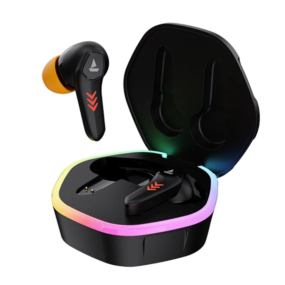 boAt TWS Immortal 170 Gaming Wireless Earbuds, Black Sabre