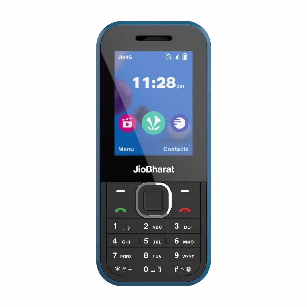 Buy JioBharat B2 4G Keypad Phone with JioTV, JioCinema, Jio Chat ...