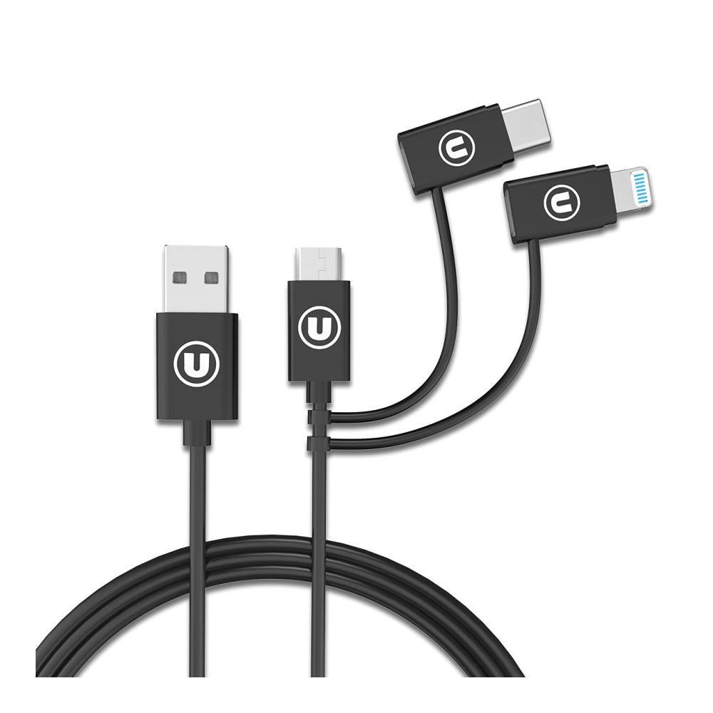 Buy Bandridge U series BN3IN1B 1 m 3-in-1 USB-A to Micro USB, Type-C ...