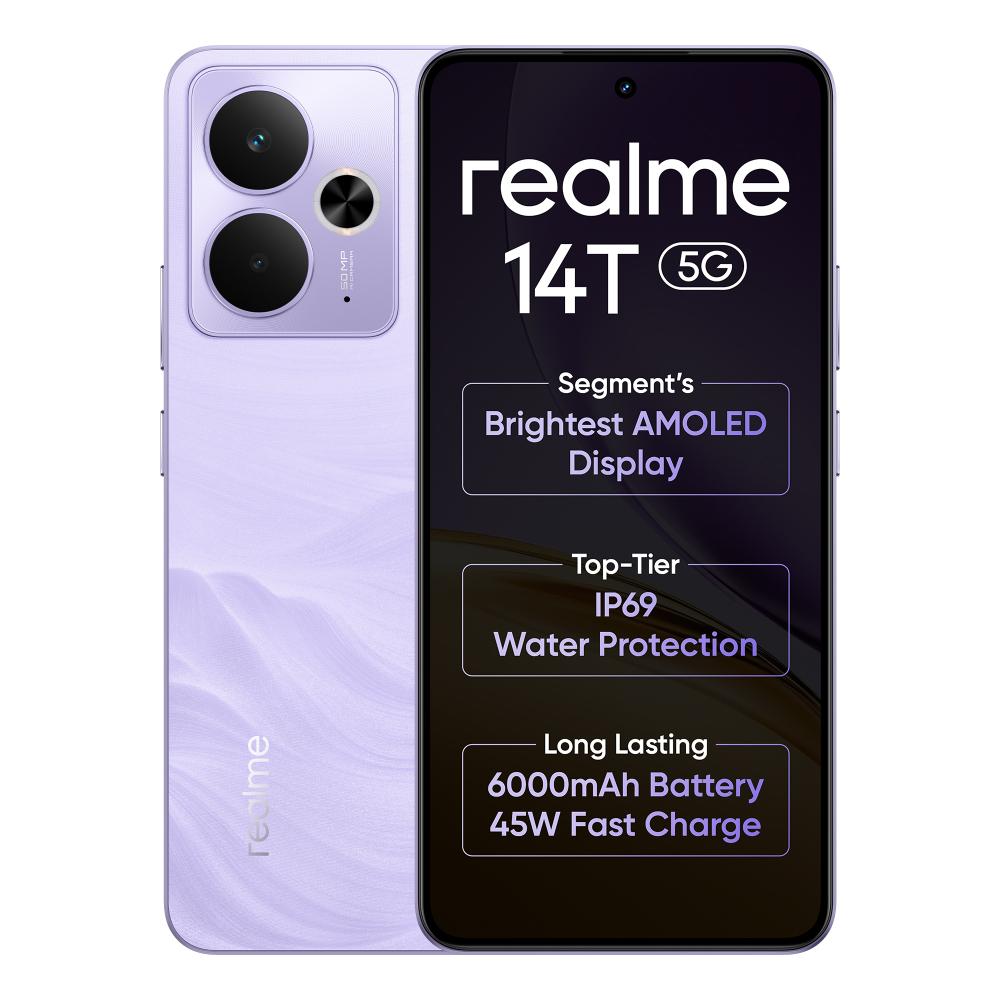 Buy Realme 14T 5G 8 GB RAM, 256GB, Purple, Mobile Phone at Reliance Digital