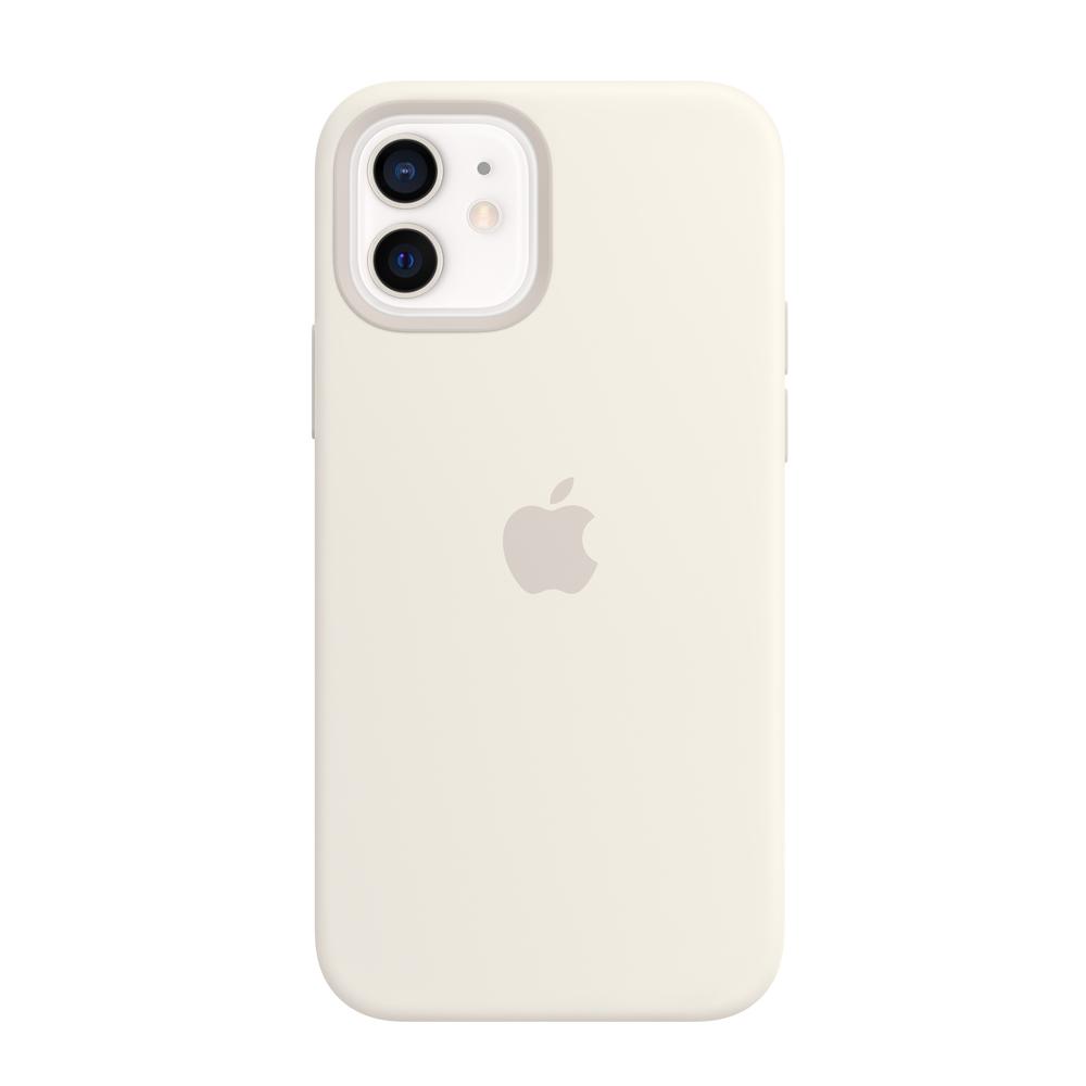 Buy iPhone 12 & 12 Pro Silicone Case with MagSafe - White at Best Price ...