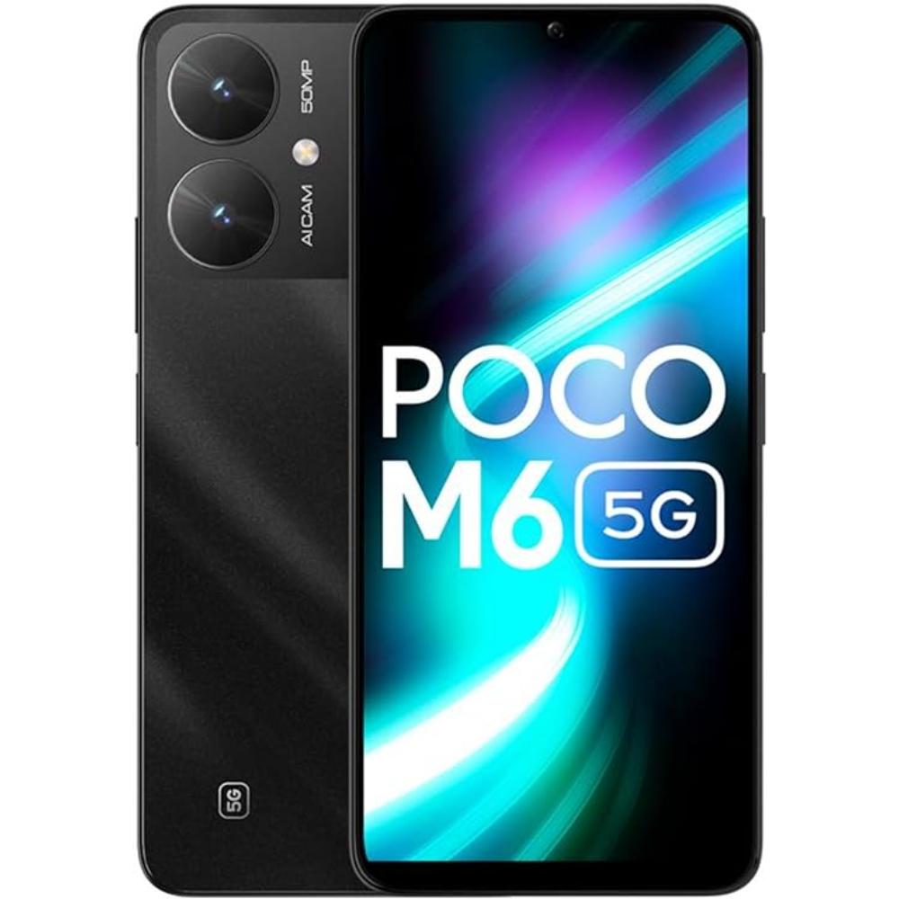 Buy POCO M6 5G 256 GB, 8 GB RAM, Black, Mobile Phone at Reliance Digital