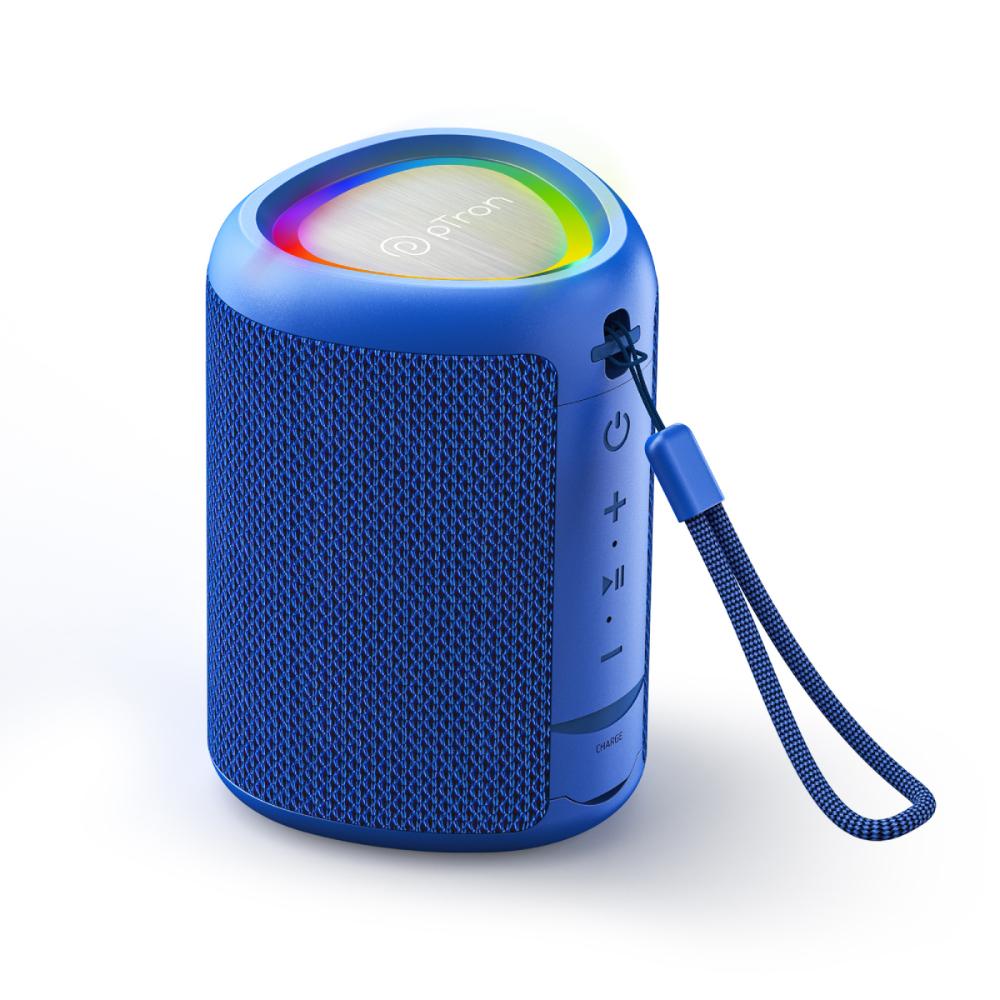 Buy pTron Fusion Mount Mini 12 Watts Bluetooth Speaker, Blue at ...