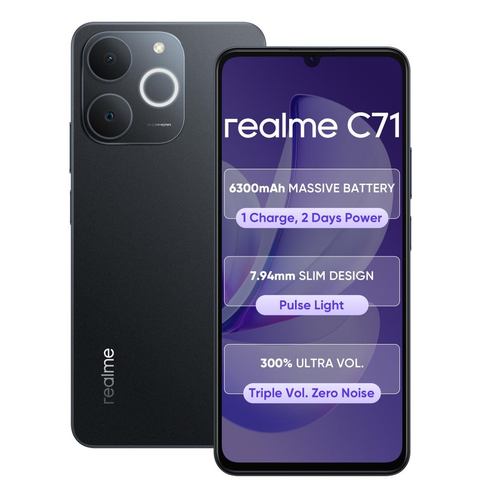Buy Realme C71 64 GB, 4 GB RAM, Black Online at Best Price