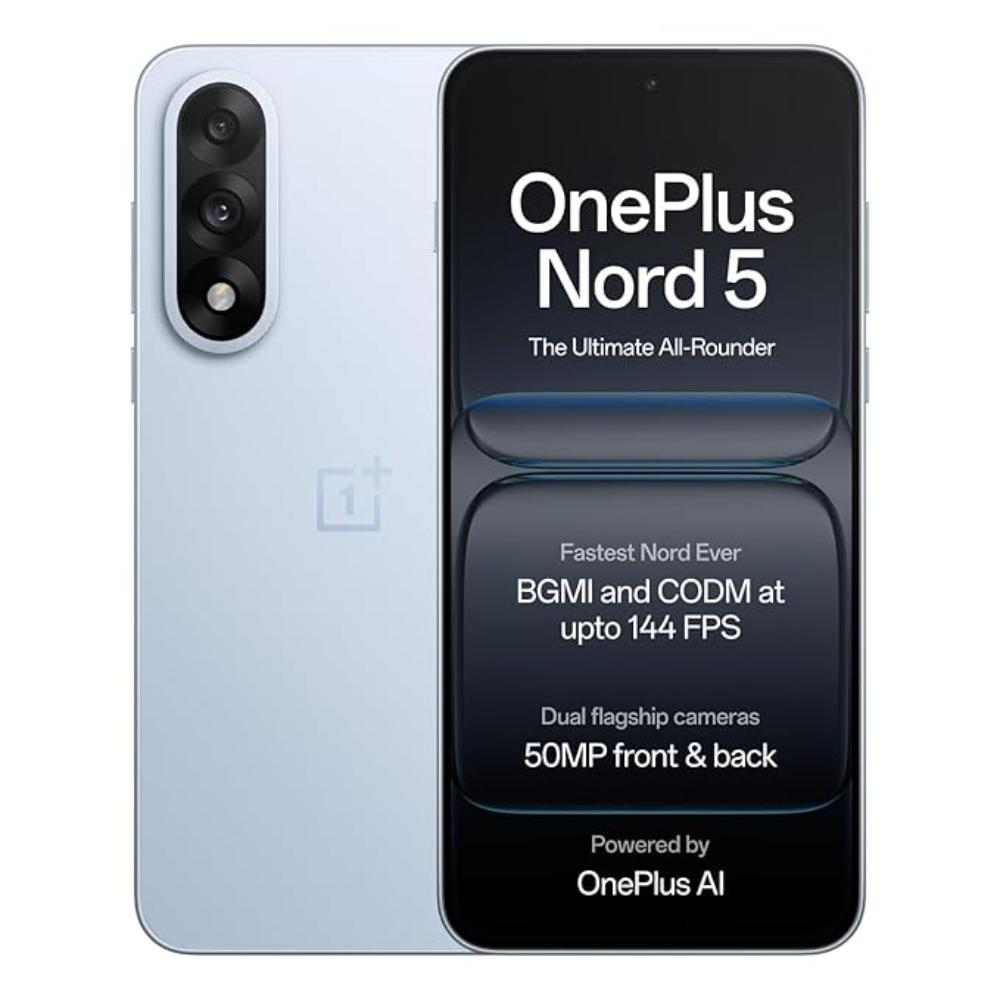 Buy OnePlus Nord 5 256 GB, 12 GB RAM, Dry Ice, Mobile Phone at Reliance ...
