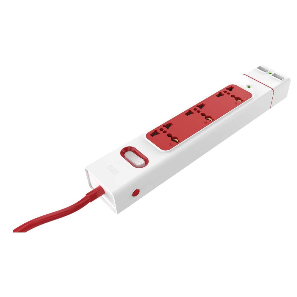 Buy GM LEMOID 4+1 Spike Guard With Detachable Twin USB 2.1 A at Best ...