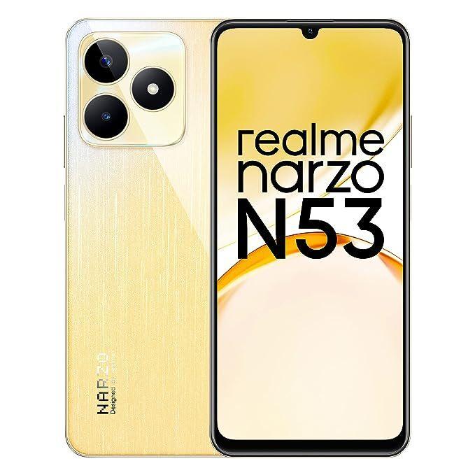 Buy Realme Narzo N53, 4 GB RAM 64 GB SmartPhone Feather Black at ...