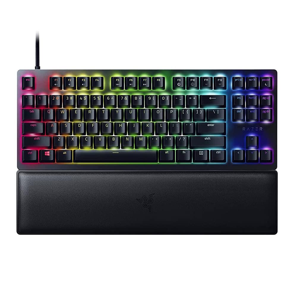 Razer Huntsman V2 Tenkeyless Optical Gaming Keyboard, Black, Clicky ...