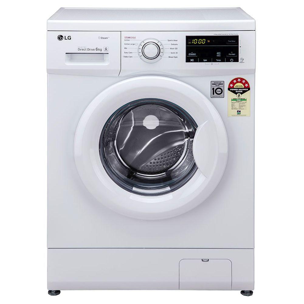 Buy LG 6 Kg 5 Star Inverter Fully-Automatic Front Loading Washing ...