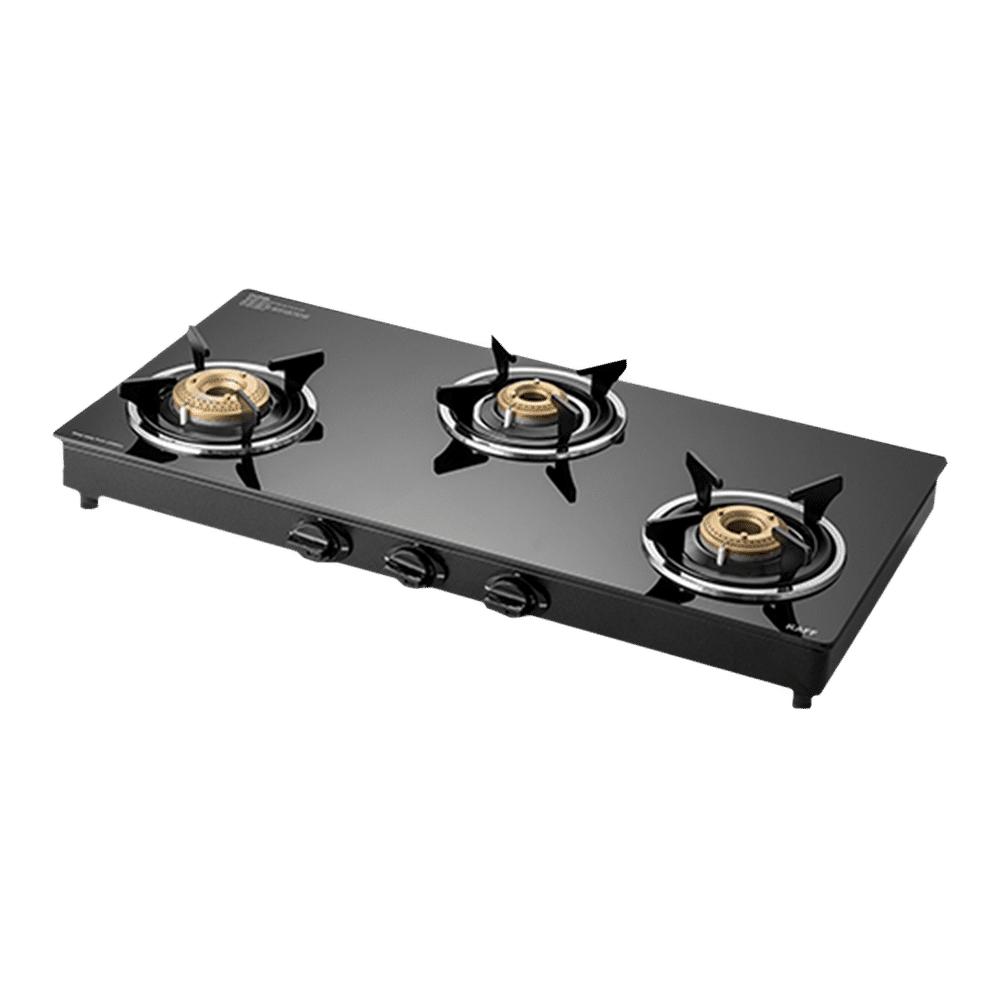 Buy Kaff CTC773B 3 Burner Cooktop, Black at Reliance Digital