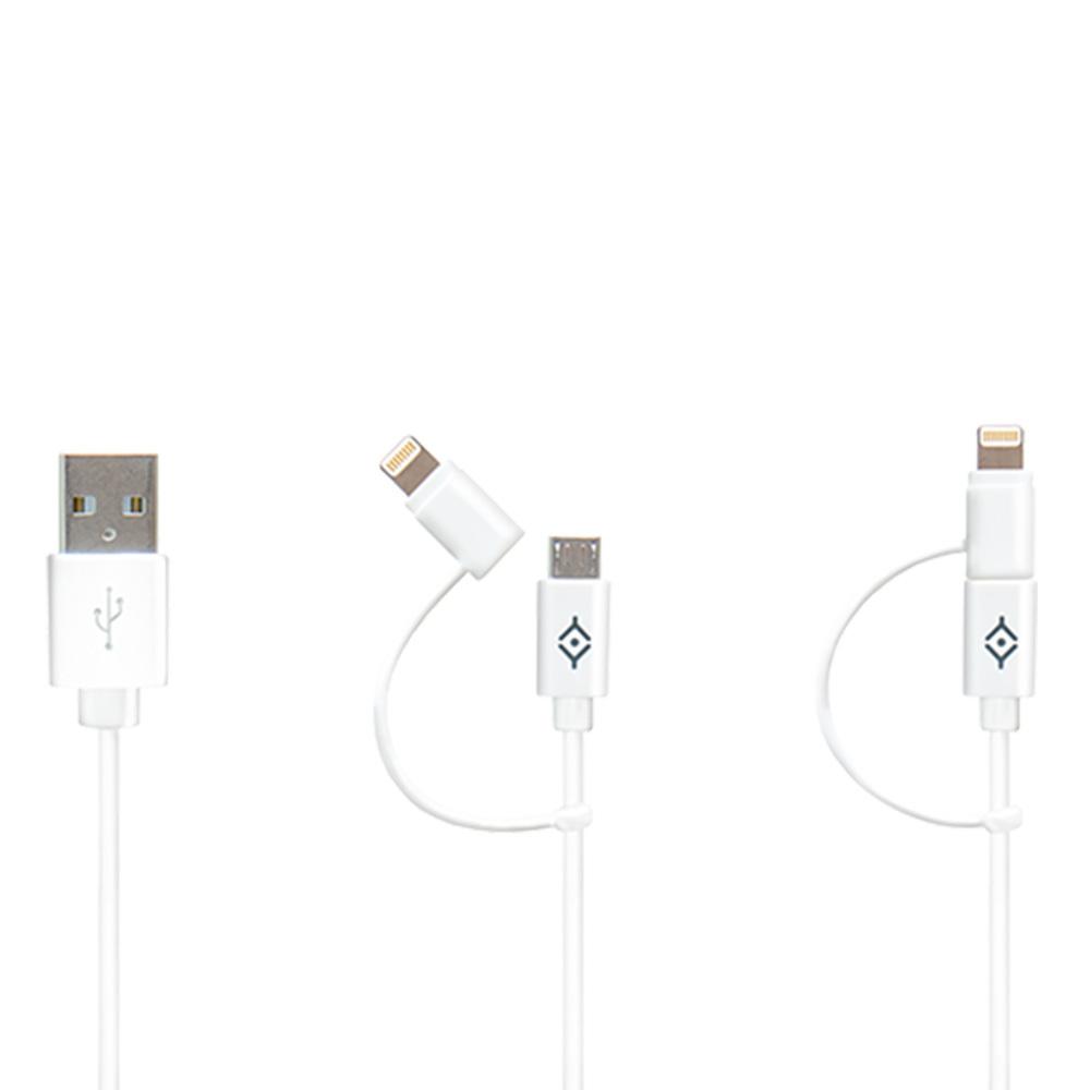 Buy Reconnect DNC UL-D Charge/Sync Dual Connector Cable, White at ...