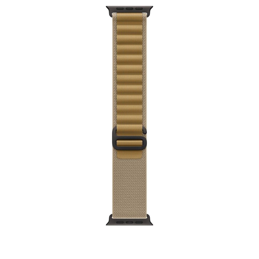Buy Apple Watch 49 mm Black Titanium Finish Tan Alpine Loop (S) at ...