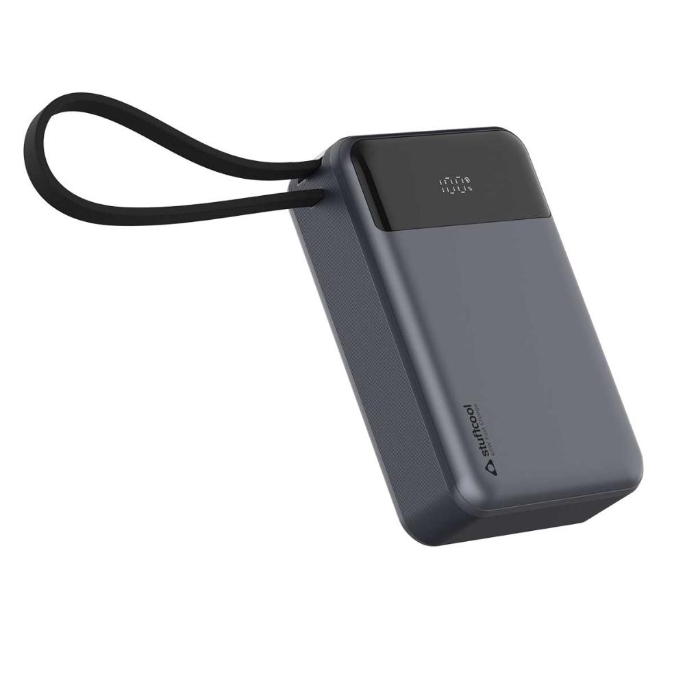 Buy Stuffcool Giga 20000 mAh Power Bank with Type-C Cable, Black at ...