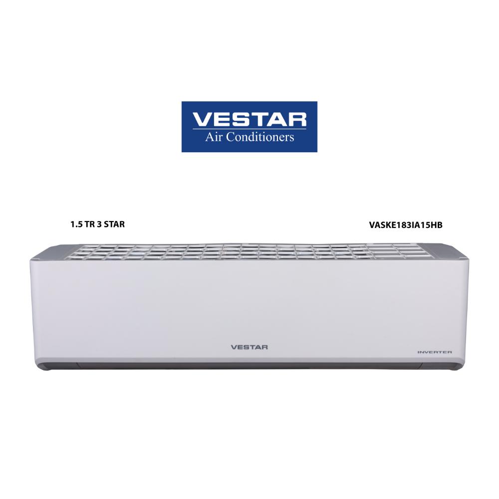 Vestar 1.5 Ton 3 Star Inverter Split AC, VASKE183IA15HB (Super Mode ...