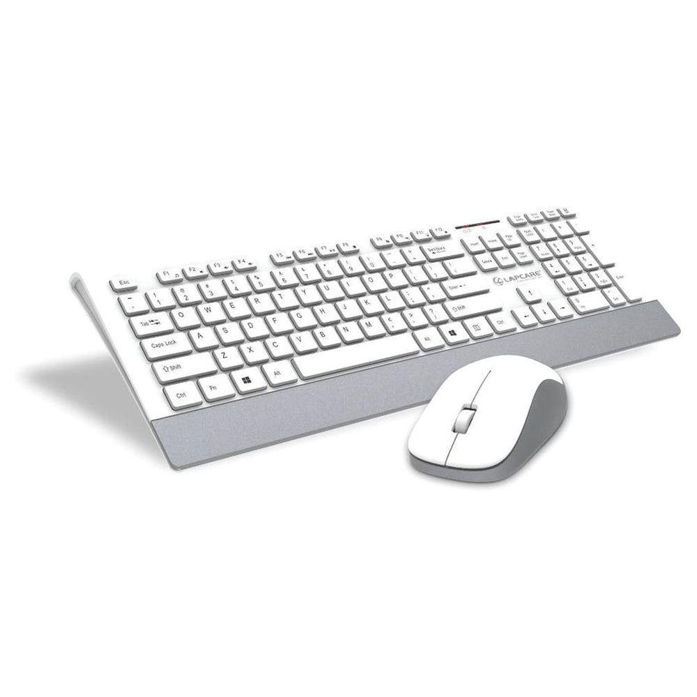 Buy Lapcare Smarto L999 Wireless Keyboard and Mouse Set, White ...