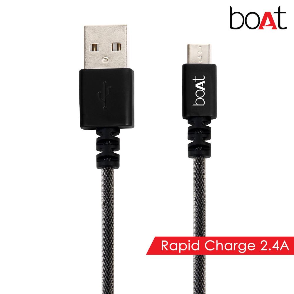 Buy Boat 500 MKI Tangle Free Micro USB Cable, Rapid Charge 2.4 A ...