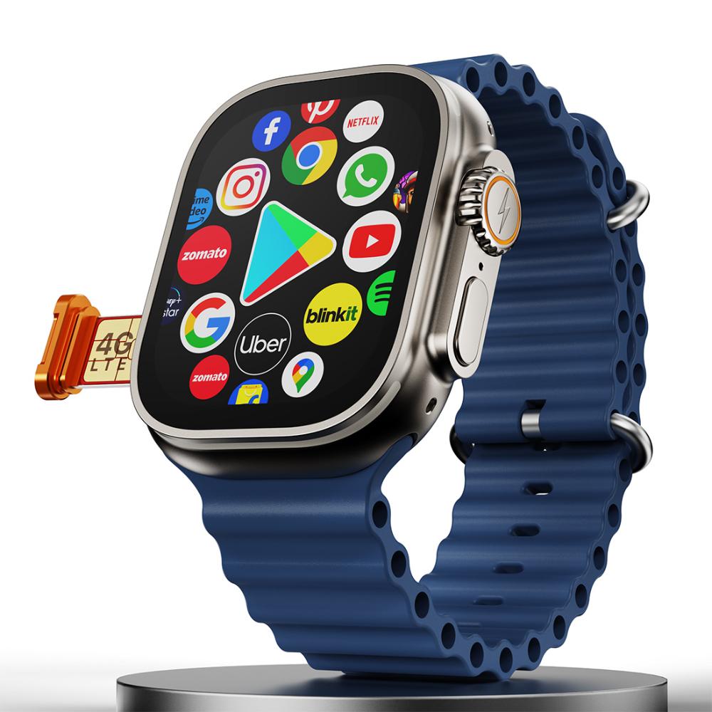 Buy Fire-Boltt Oracle wristphone 4.97 cm Large Display, 4G SIM, LTE ...