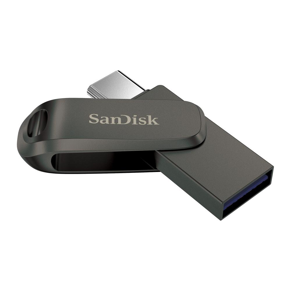 SanDisk Mobile Pen Drive Luxe 256 GB, USB Type A & USB C Connector, Up ...