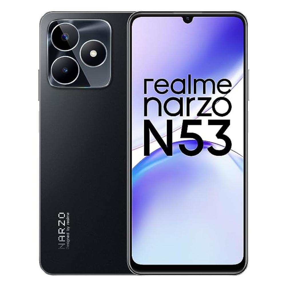Buy Realme Narzo N53, 4 GB RAM 64 GB Mobile Phone Feather Black Online ...