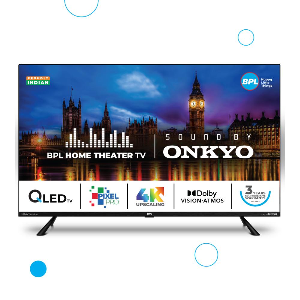 Buy BPL 139.7 cm (55 inch) Onkyo Home Theatre QLED TV, 55QF5540, Black at Reliance Digital