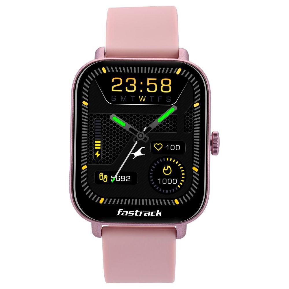 Buy Fastrack Reflex Vox 2.0 Smart Watch with BT Calling, Pinkat ...
