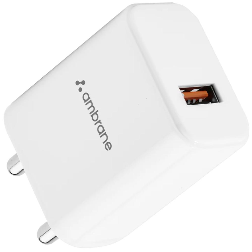 Buy Ambrane Raap M10 Wall Charger White at Digital Marketing