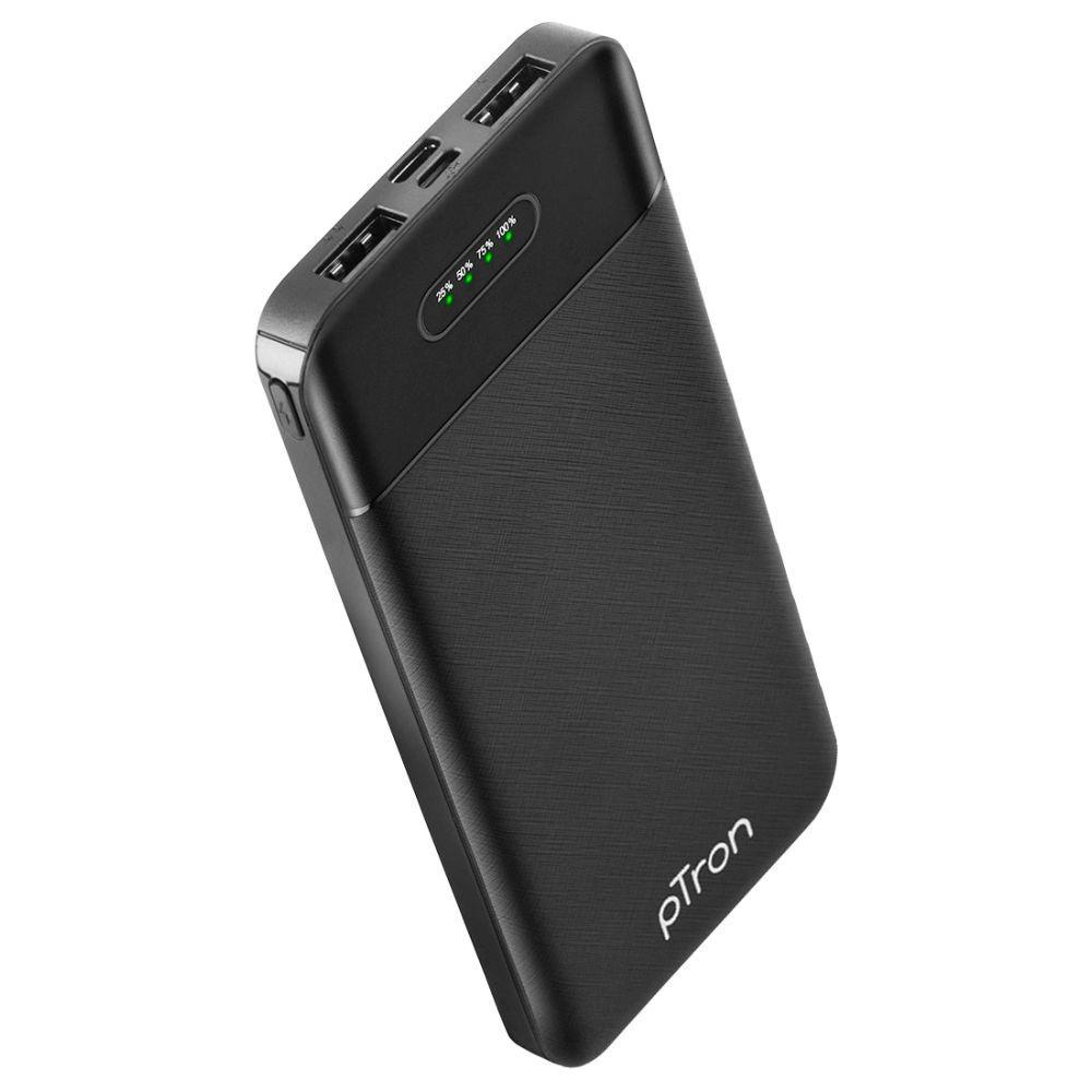 Buy pTron Dynamo Lite 10000 mAh Power Bank, 10 Watt Fast Charging ...