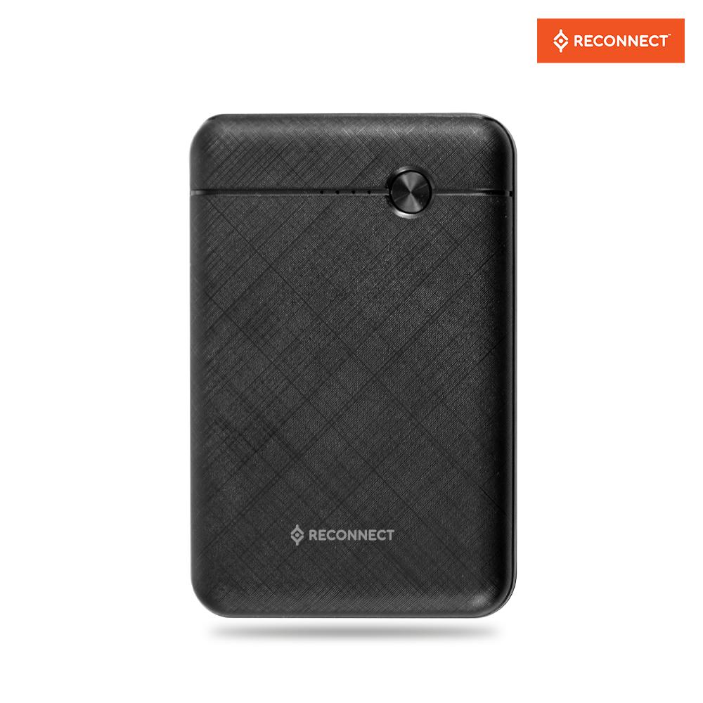 Buy Reconnect 5000 mAh Power Bank with 10 Watt Max Power Ouput, Black ...