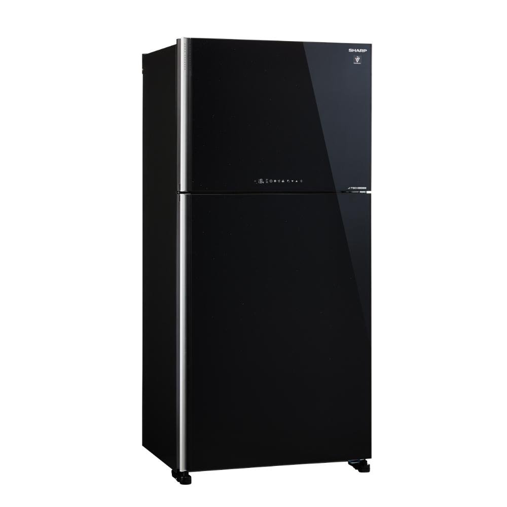 Buy Sharp 613 L 2 Star Frost Free Double Door Refrigerator, Black, SJ ...