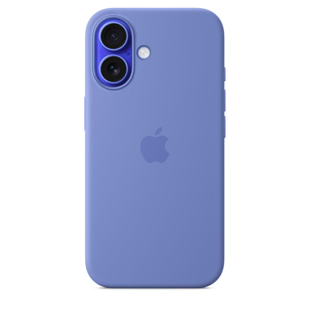 Buy Apple iPhone 16 Silicone Mobile Case MagSafe, Periwinkle at ...