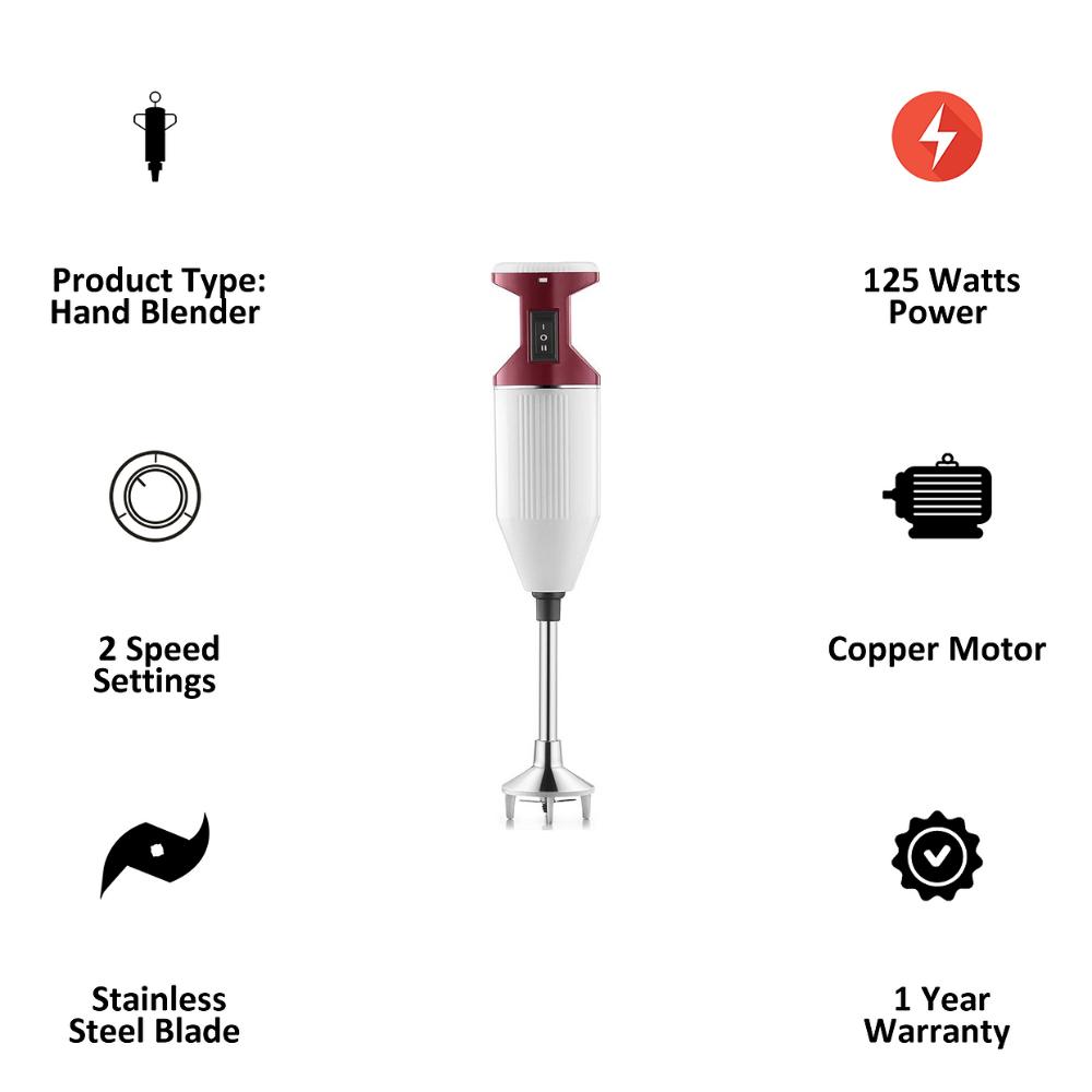 Buy Usha Sure SB125XBD 125 Watts Hand Blender with 3 Interchangable ...