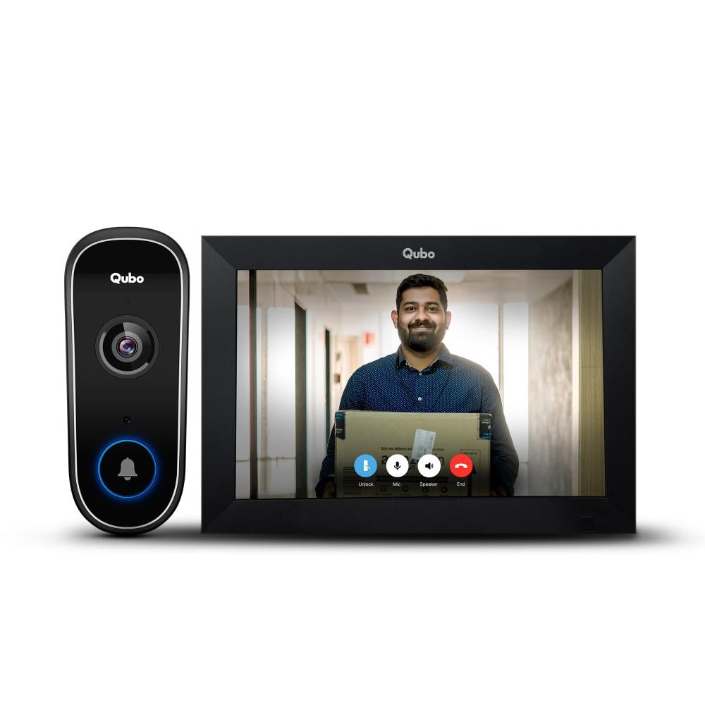 Buy Qubo Instaview Video Doorbell Pro + Home Tab Combo at Reliance Digital