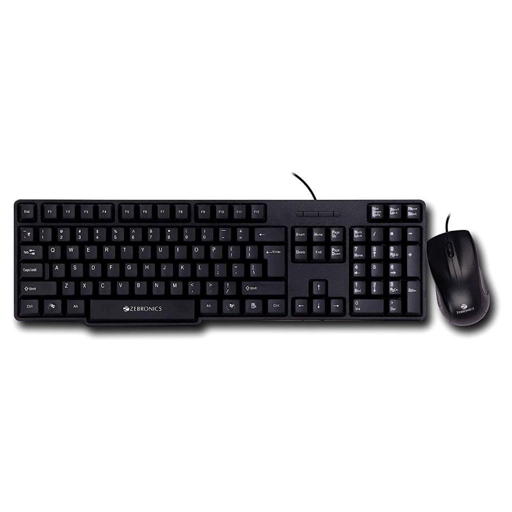 Buy Zebronics Judwaa 750 Wired Keyboard with Mouse Combo - ZEBRONICS ...