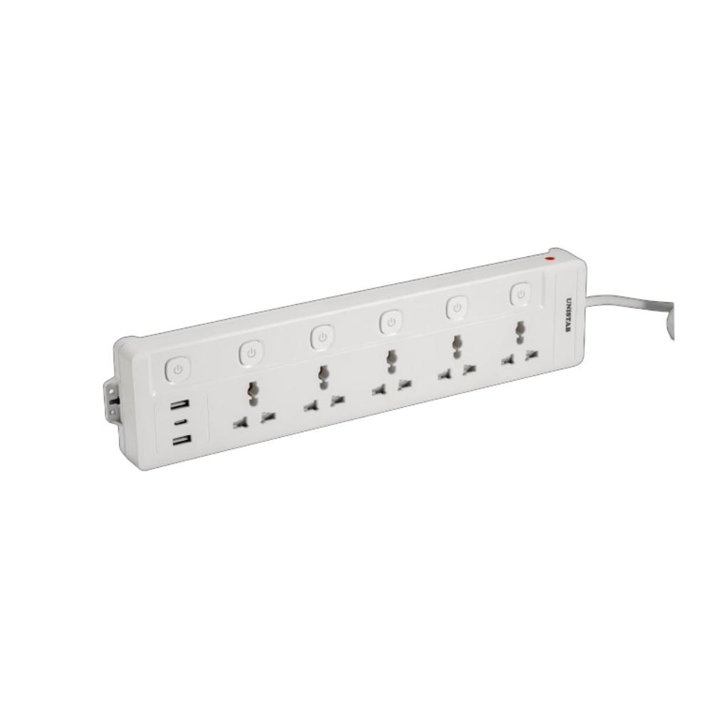 Buy Unistab 5+1 Surge Protector, USS-6S5 at Reliance Digital