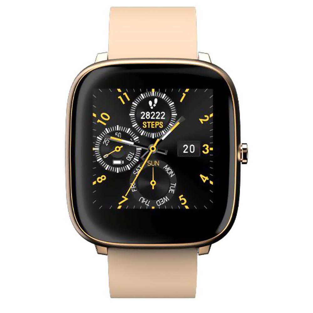Buy Noise Colorfit Qube Plus Smartwatch with IP68 Waterproof, Beige ...