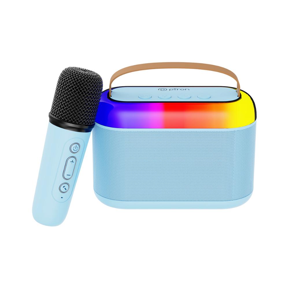 Buy pTron Funk Duet Evo 20 W Bluetooth Speaker with Wireless Karaoke ...