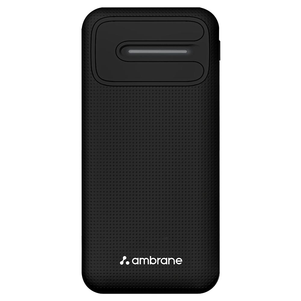 Buy Ambrane PP-120 10000 mAh Power Bank, Black at Best Price on ...