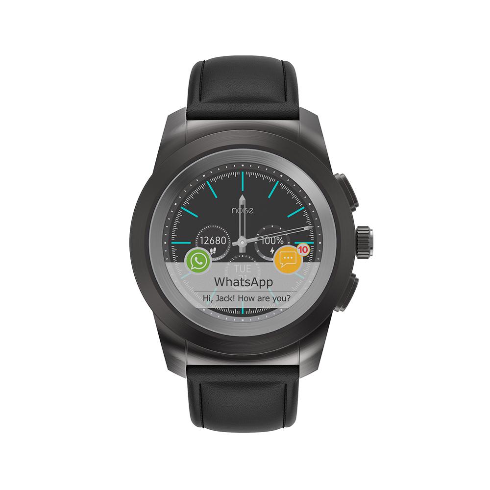Noise NoiseFit Fusion Smart Watch, Classic Black