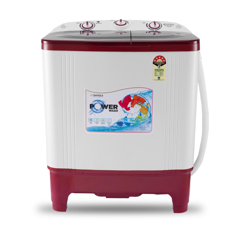 Buy Sansui 7 Kg Semi Automatic Top Loading Washing Machine with 3 Wash ...