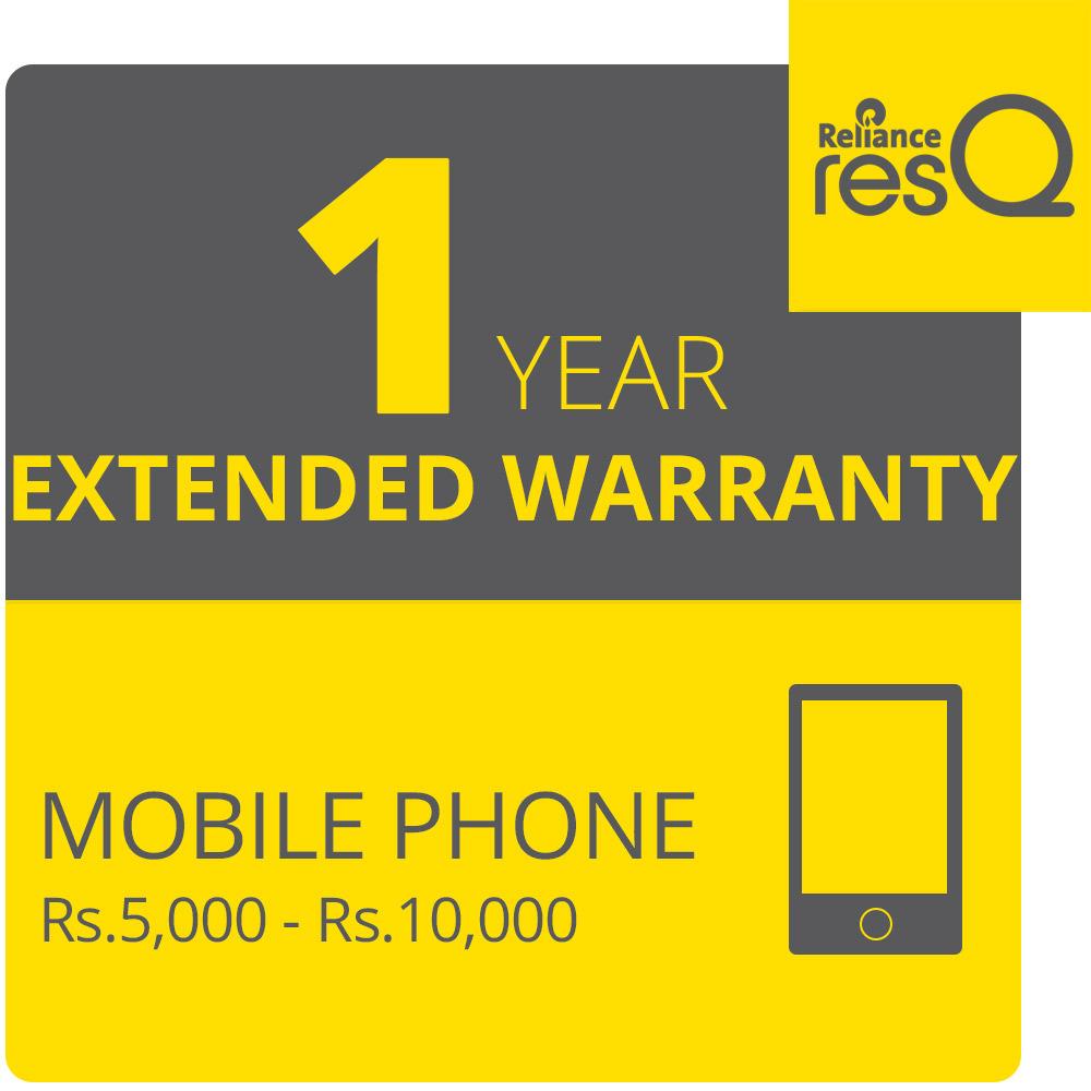 1 Year: resQ Care Plan (RCP) Extended Warranty