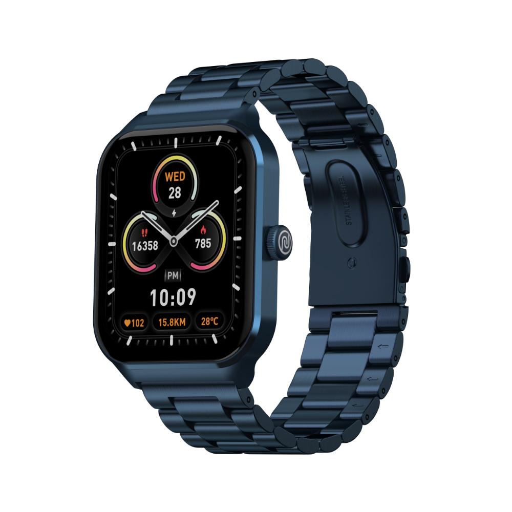 Buy Noise ColorFit Canvas Smartwatch, Metal Blue at Reliance Digital