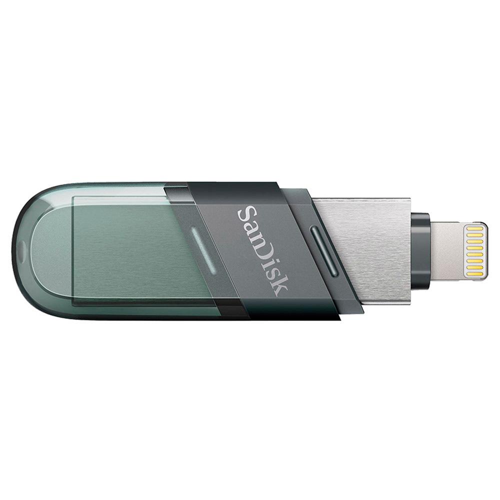 Buy SanDisk 128 GB iXpand Flash Drive Flip Pen Drive, Sea Green at Best ...