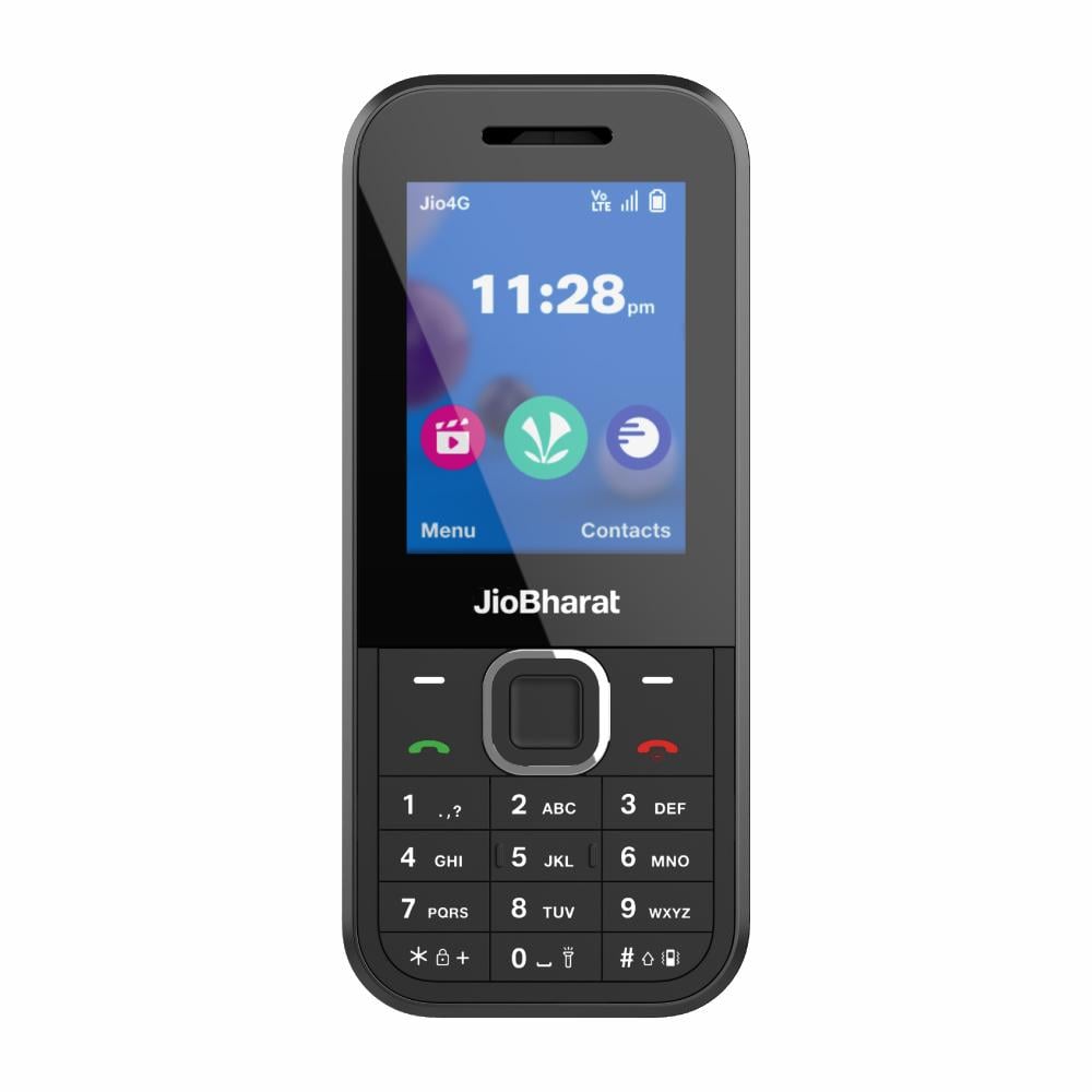Buy JioBharat B2 4G Keypad Phone with JioTV, JioCinema, Jio Chat, JioSaavn, JioPay (UPI ...