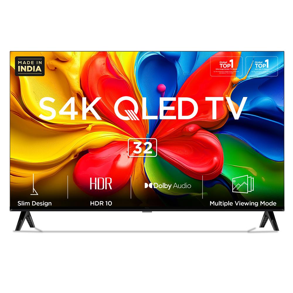 Buy TCL 81.28 cm (32 inch) HD QLED Google TV, 32S4K at Reliance Digital